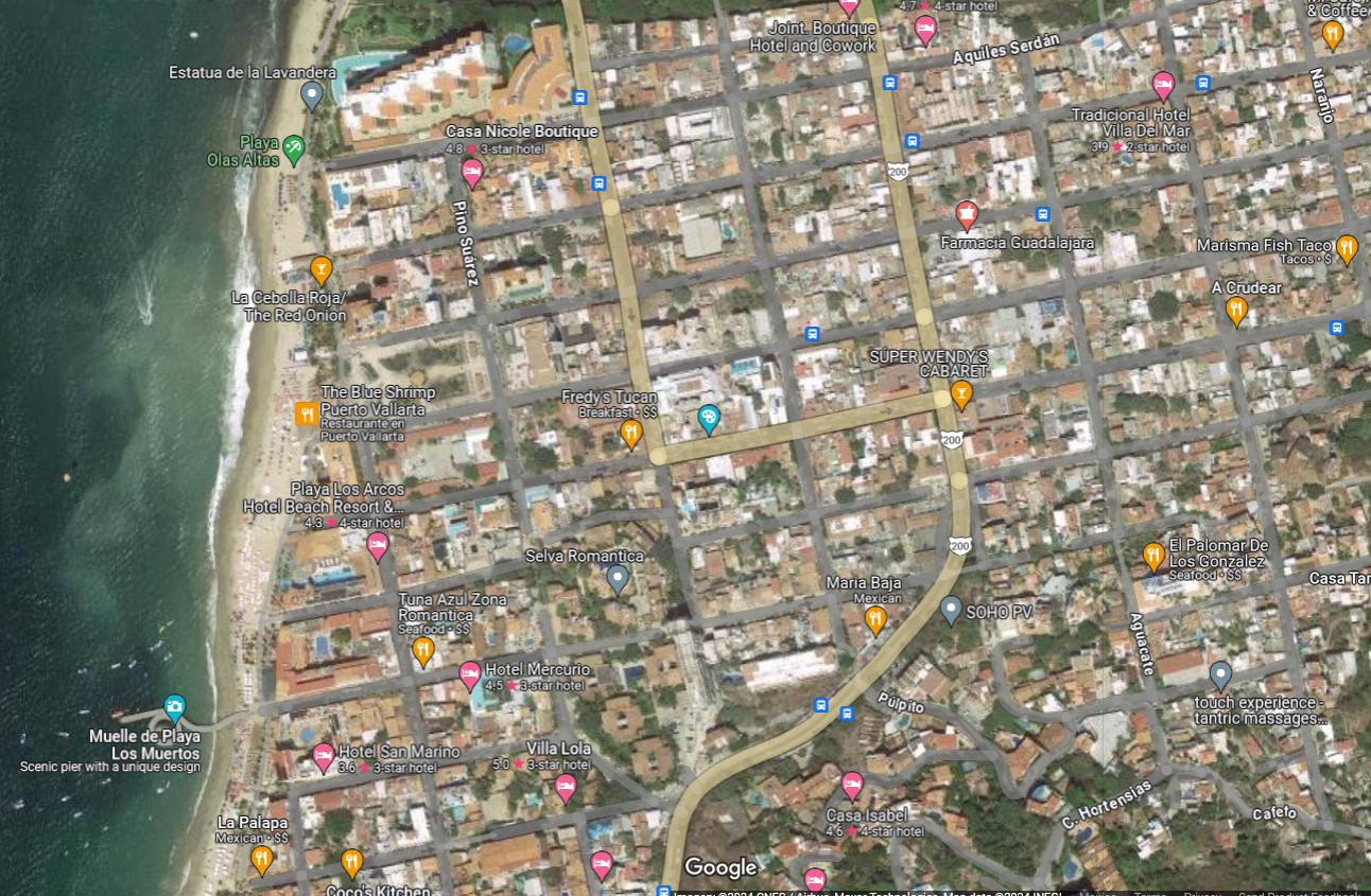 Maps Puerto Vallarta Areas for Your Hotel - Promovision